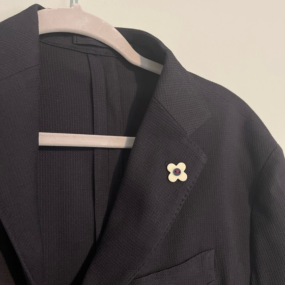 Lardini | Suits & Blazers | Nwt Lardini Single Breasted Logoembroidered ...